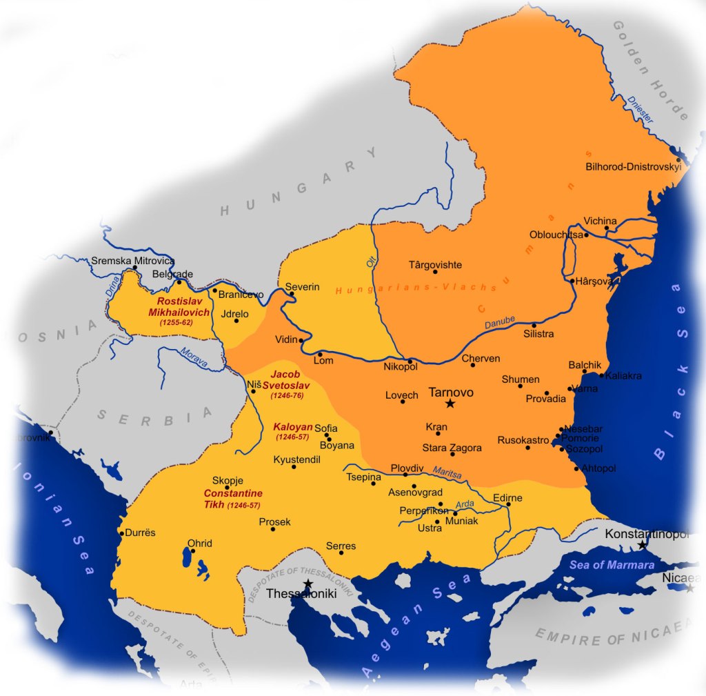 Second_Bulgarian_Empire_1241-1256 – The Byzantium Blogger