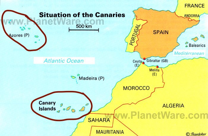 situation-of-the-canary-islands-map – The Byzantium Blogger